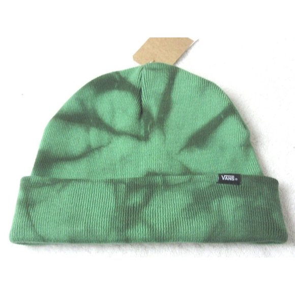 Vans | Accessories | Vans Mens Core Wash Tie Dye 2 Tone Green Logo Cuff ...